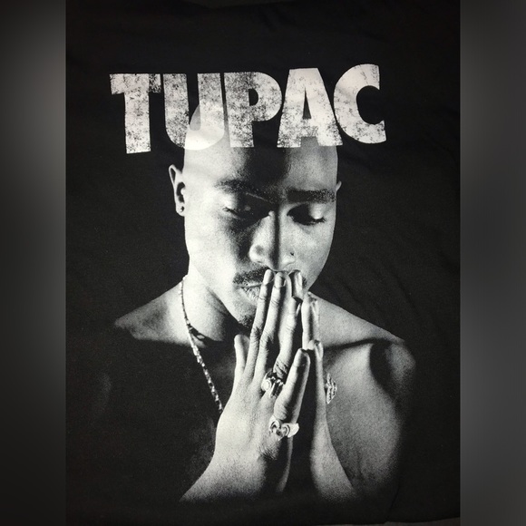 2Pac | Shirts | Tupac Prayer T Shirt Black Medium 2pac Rapper Hip Hop ...